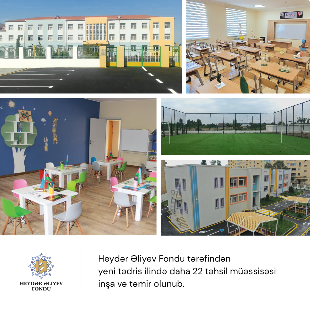 Schools, kindergartens renovated by Heydar Aliyev Foundation put into ...