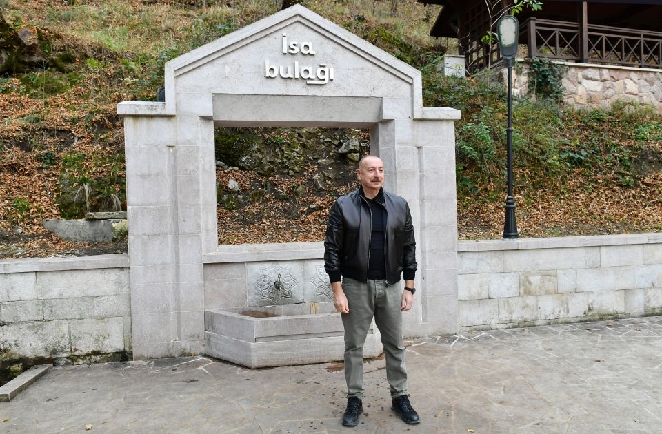 President Ilham Aliyev and First Lady Mehriban Aliyeva visited Isa ...