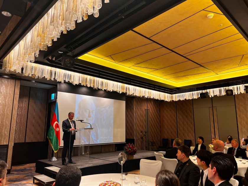National leader Heydar Aliyev's memory honored in Korea [PHOTOS]