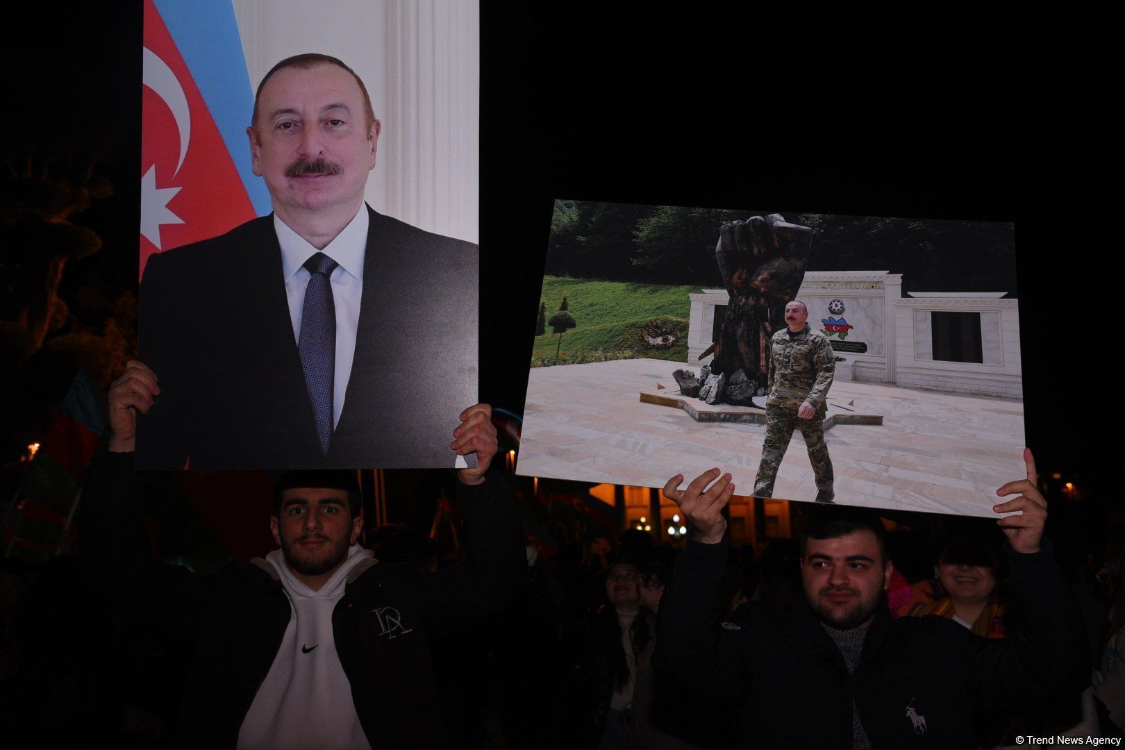 Thousands in Baku celebrate Ilham Aliyev's victory in presidential ...