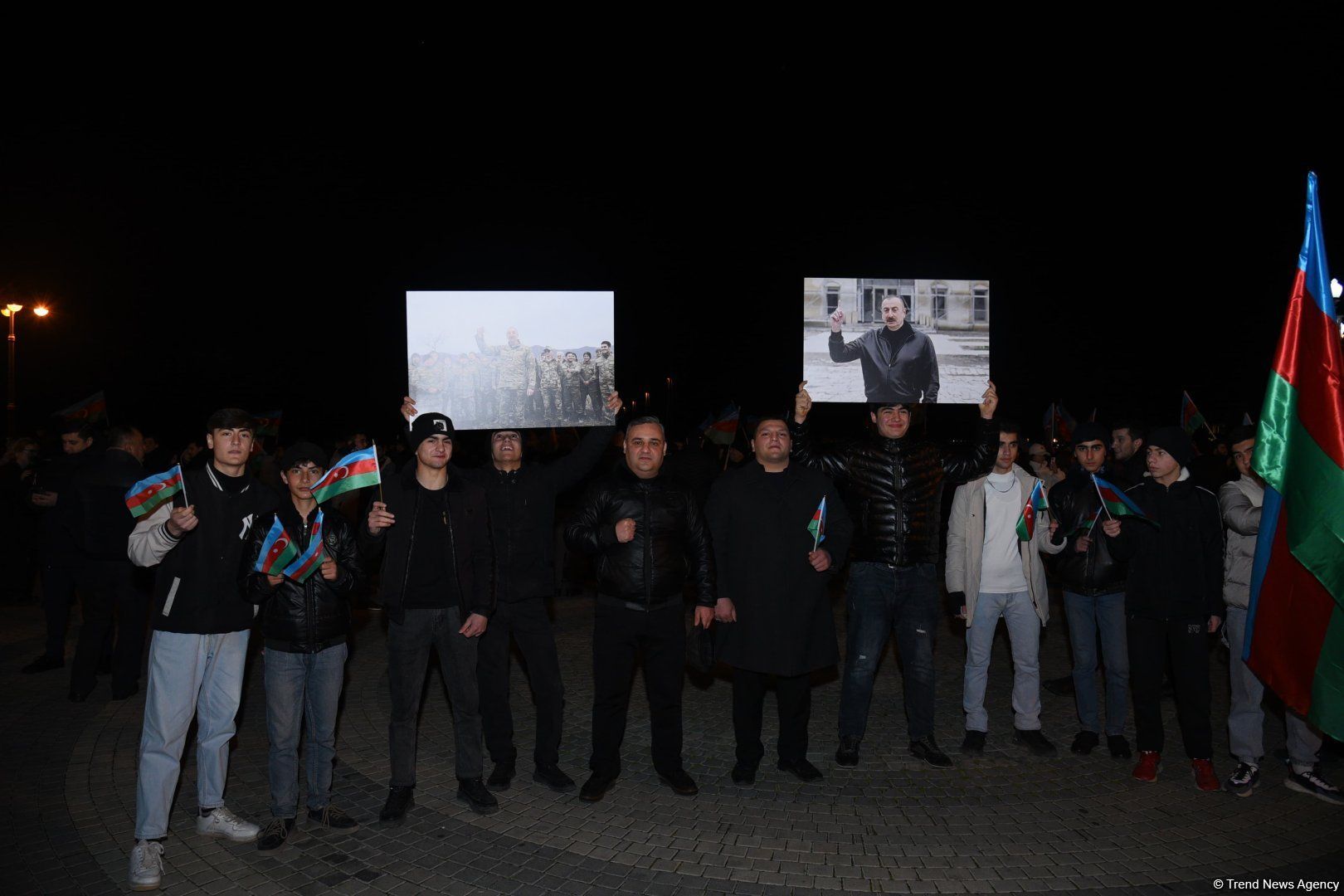 Thousands in Baku celebrate Ilham Aliyev's victory in presidential ...