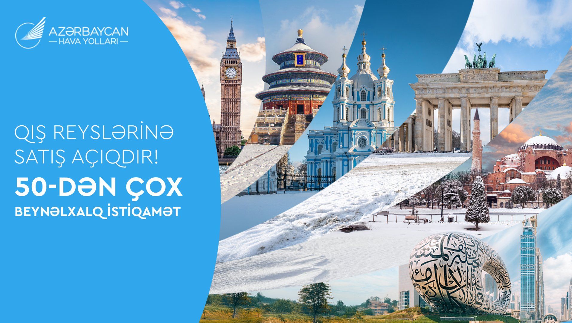 AZAL fall-winter schedule: over 50 destinations and new travel ...