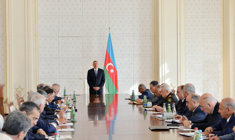 President Aliyev presides over Cabinet's meeting