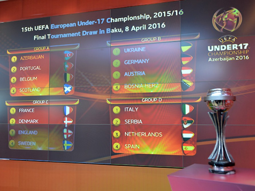 Baku hosts UEFA Under-17 Championship draw ceremony