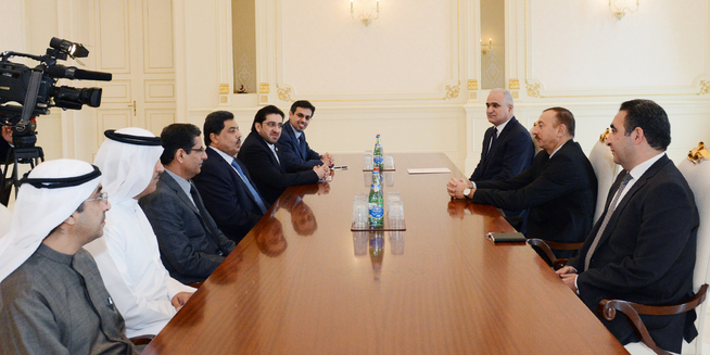 Azerbaijani president meets UAE deputy economy minister Azerbaijani president meets UAE deputy economy minister