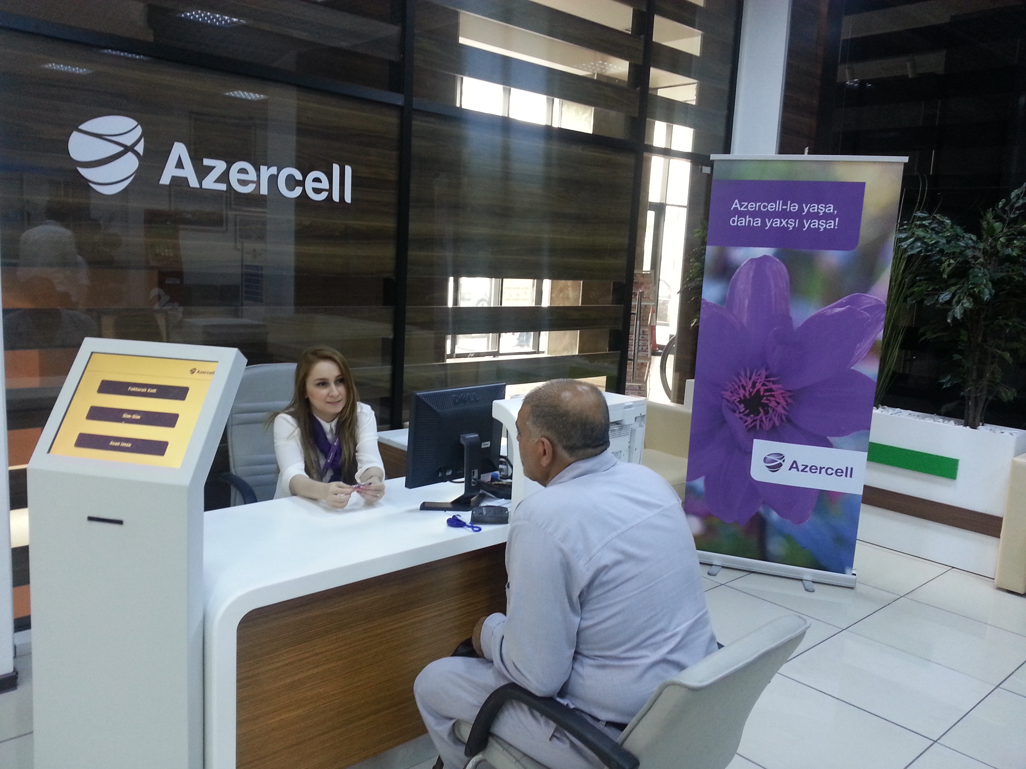 Azercell customer services available at ASAN centers