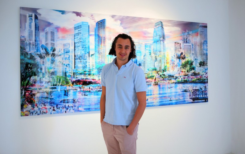 Dutch artist Klibansky amazed by Baku architecture