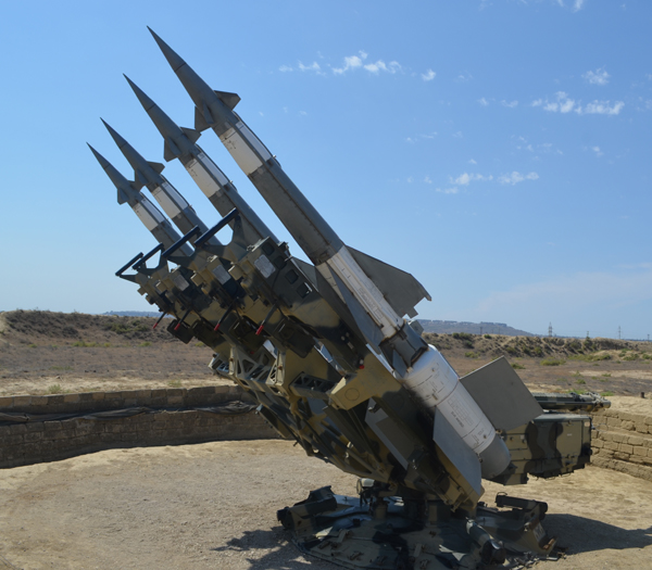 Azerbaijan’s army uses anti-aircraft missile systems during drills