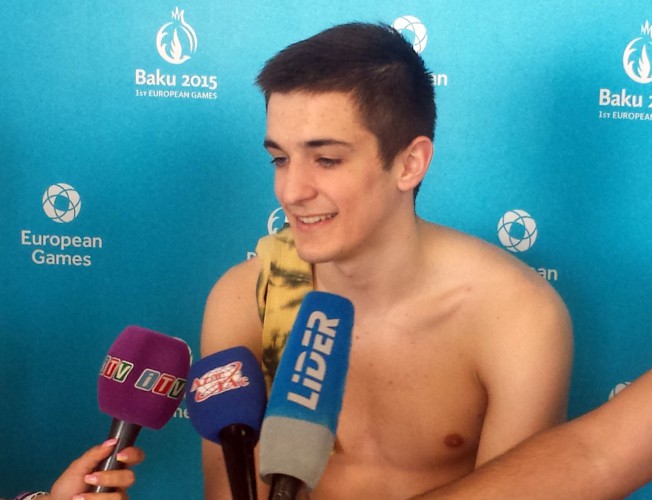 Danilov proud of being Azerbaijan's first diving finalist