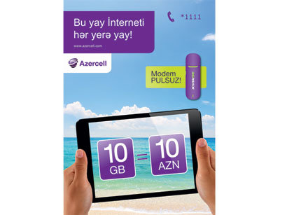 Azercell starts campaign for mobile Internet users