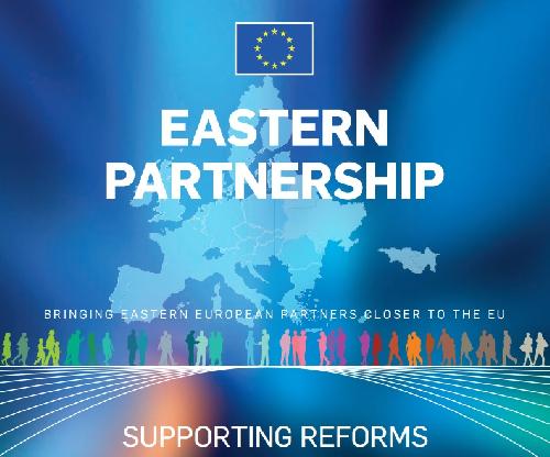 First media conference of Eastern Partnership states start