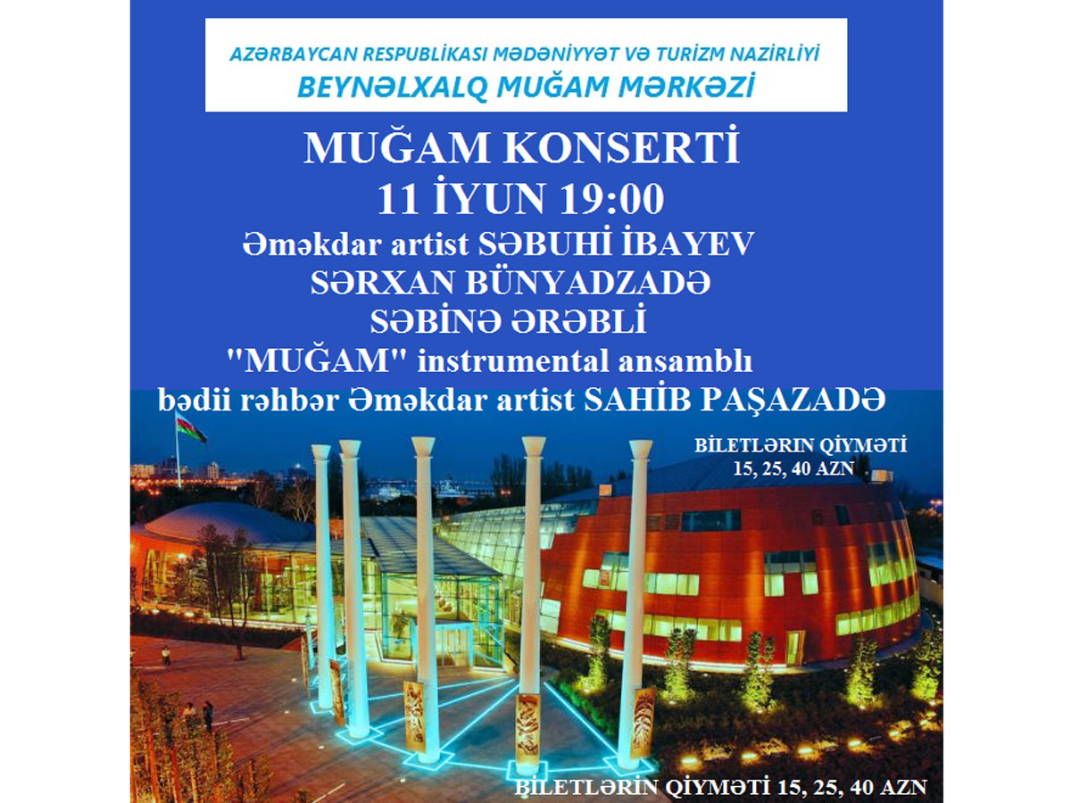Baku Mugam Center to host new concert