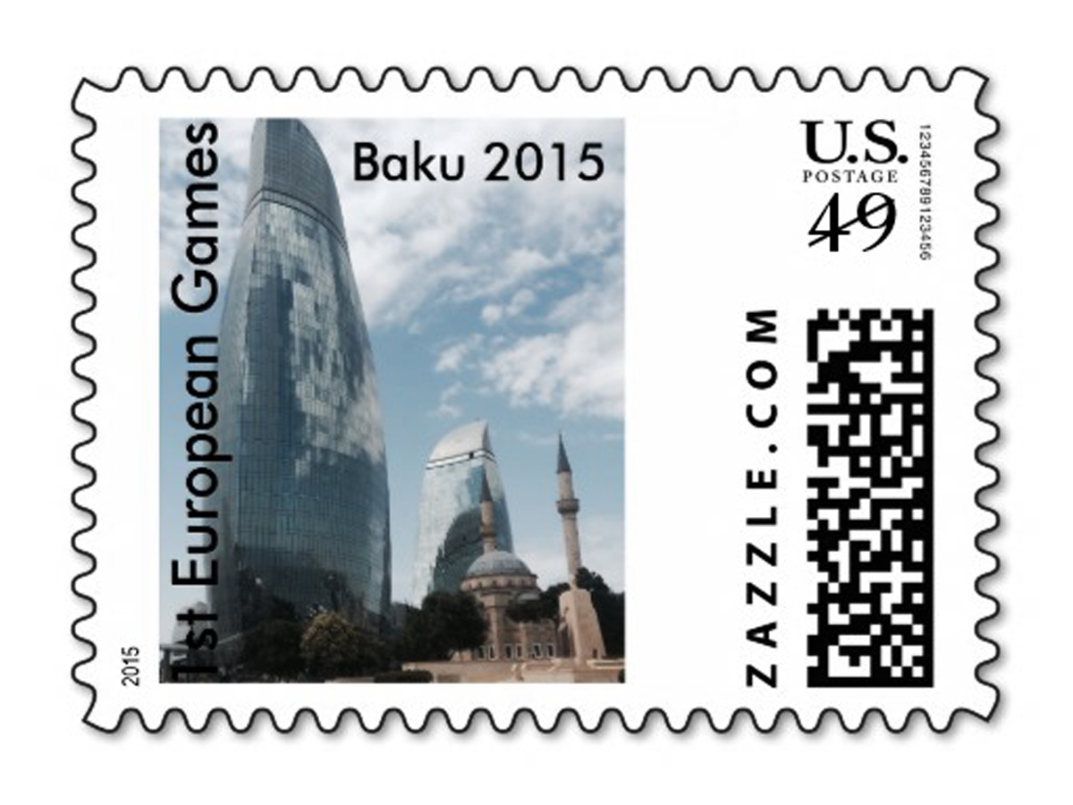Postage stamp dedicated to Baku 2015 released in US